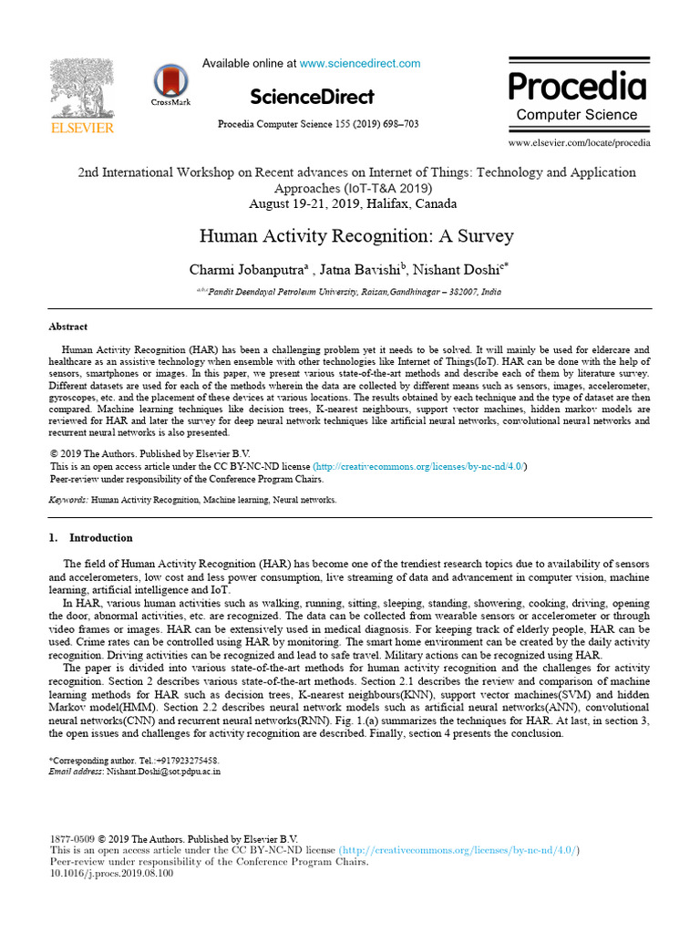 Human Activity Recognition | PDF | Artificial Neural Network | Machine ...