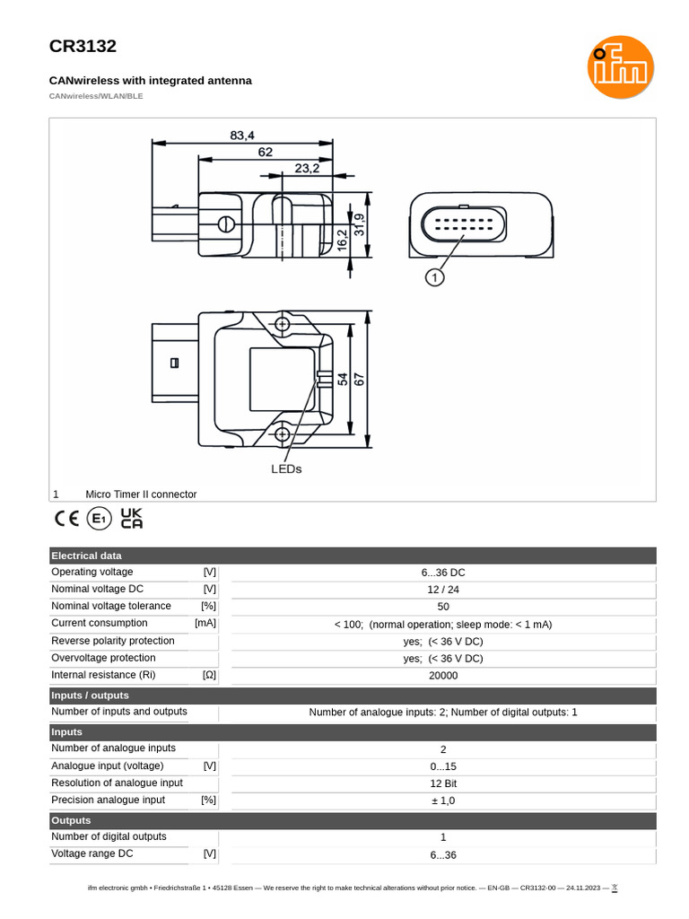 CR3132 00 - en GB | PDF | Electrical Engineering | Electricity