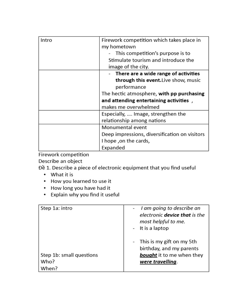 IELTS PART 2 | PDF