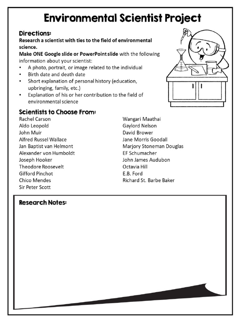 Environmental Scientist Project | PDF