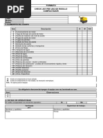 Check List Rodillo Compactador - 01 | PDF | Tecnología