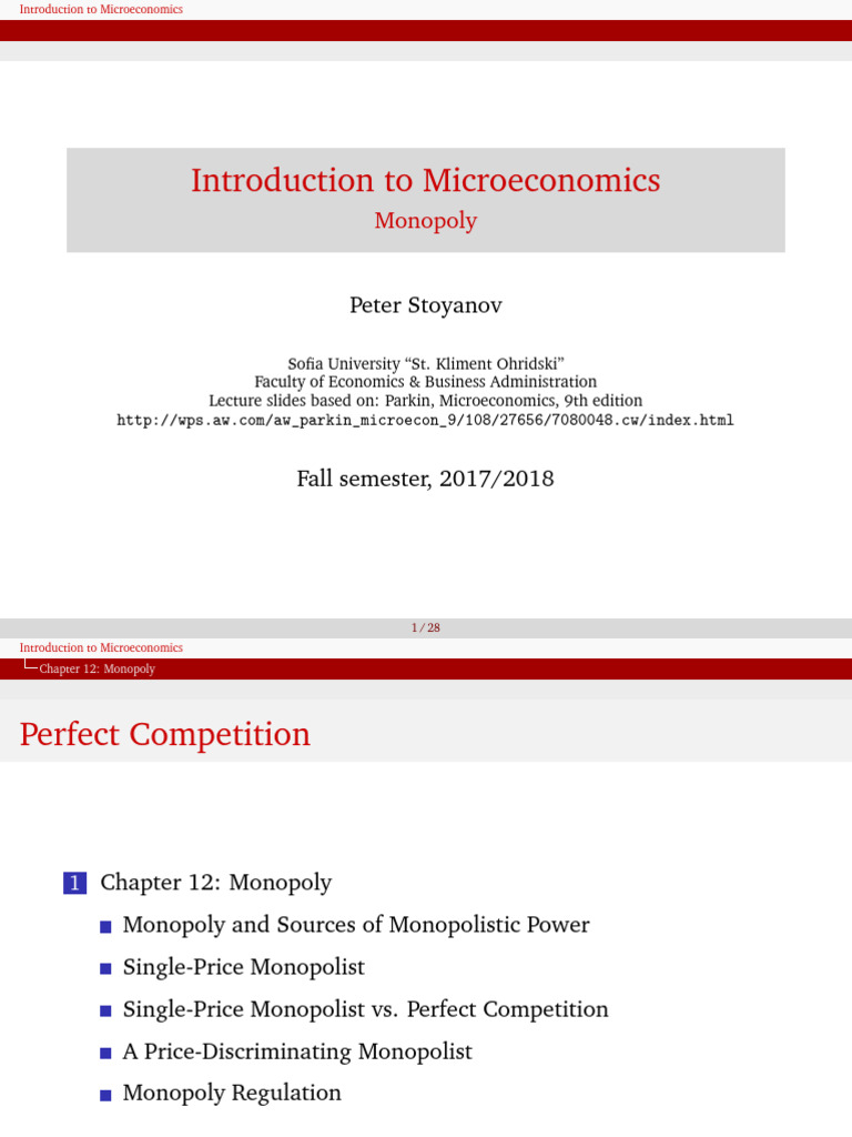 FEBA Micro 08 Monopoly | PDF | Monopoly | Price Discrimination