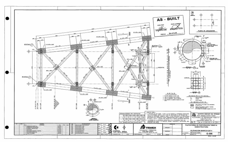 PE-TUM-G306-E-001-9 (Eleveacion Marco Eje 4) | PDF
