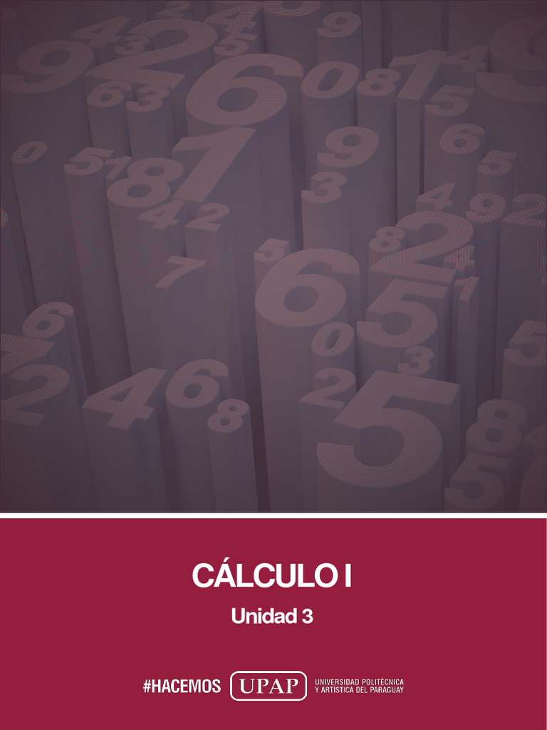 Unidad Iii - Contenido - Cáculo I | PDF | infinito | Límite (Matemáticas)