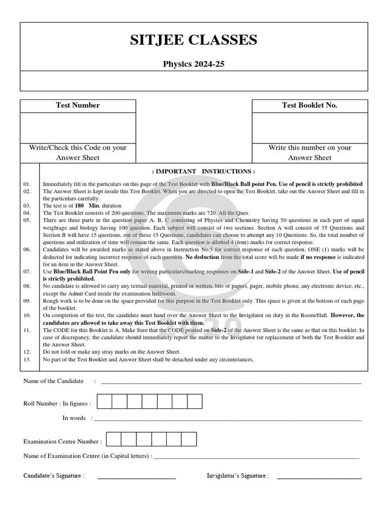 Physics Paper | PDF | Inductor | Magnetic Field
