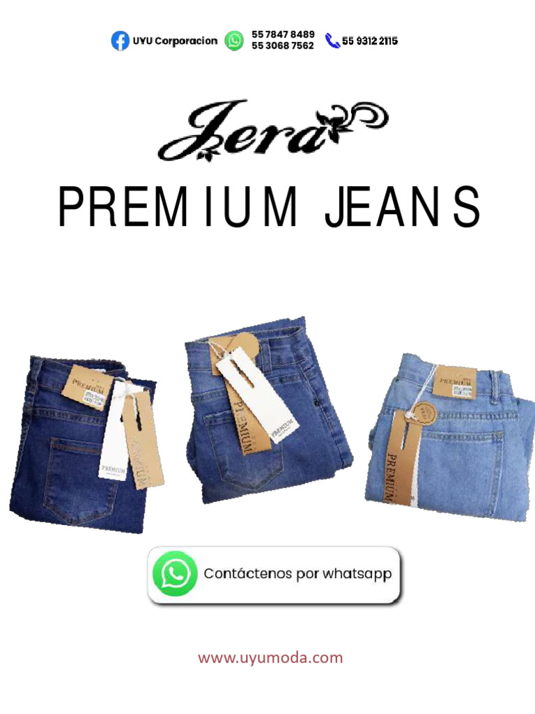 Jeans - Jera Premium - 04.03 | PDF | Pantalones | Industria textil