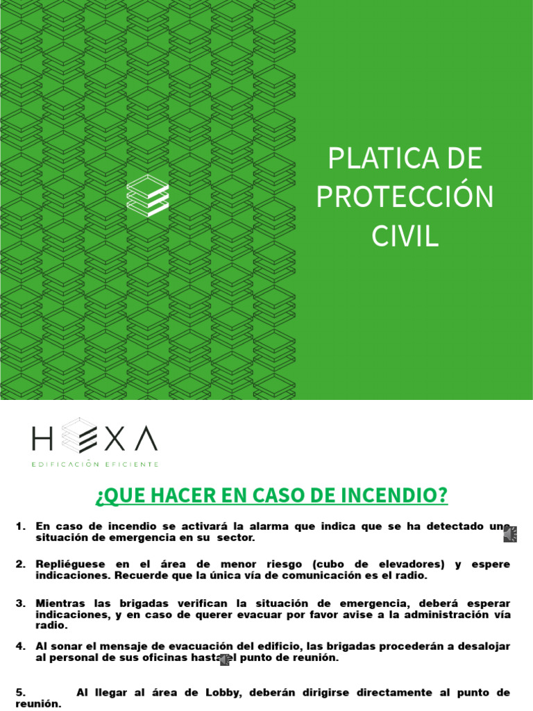Platica Proteccion Civil 2021 | PDF