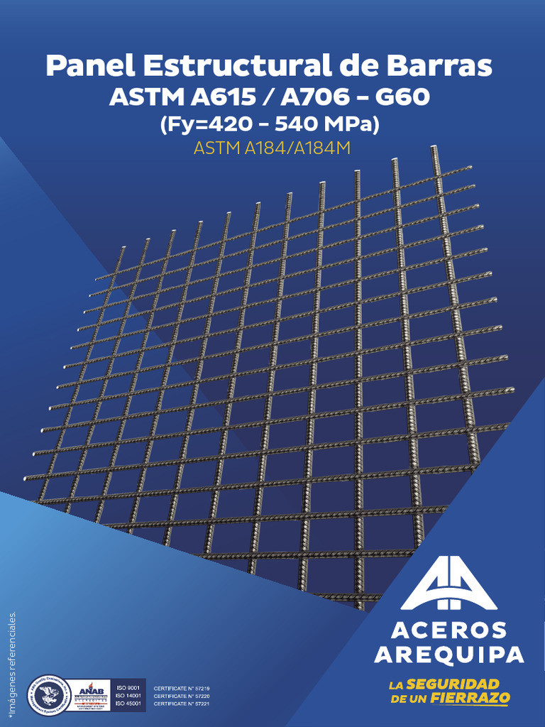 AA - Panel Estructural de Barras | PDF | Acero | Hormigón