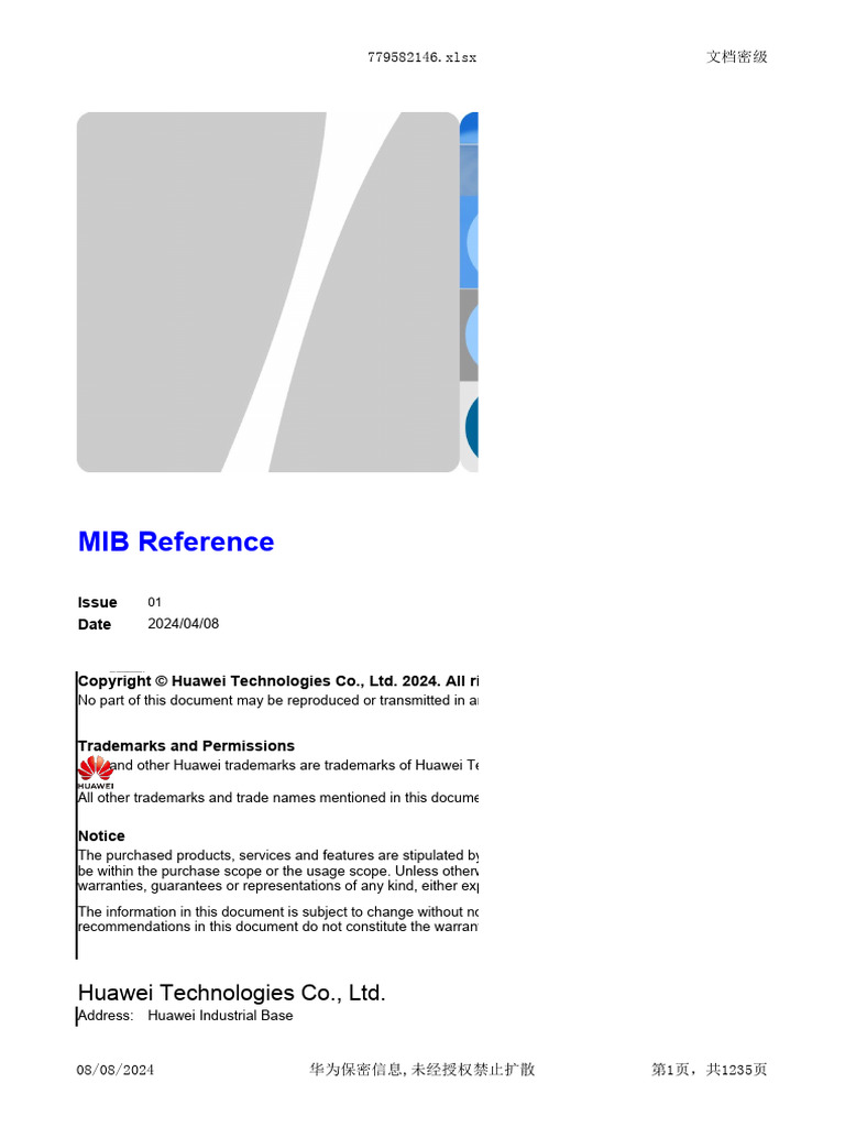 NetEngine 8000 M14, M8 and M4 V800R023C10SPC500 MIB Reference | PDF | Integer (Computer Science ...