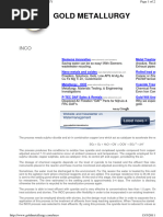 INCO Cyanide Detoxification Process | PDF | Cyanide | Sulfur