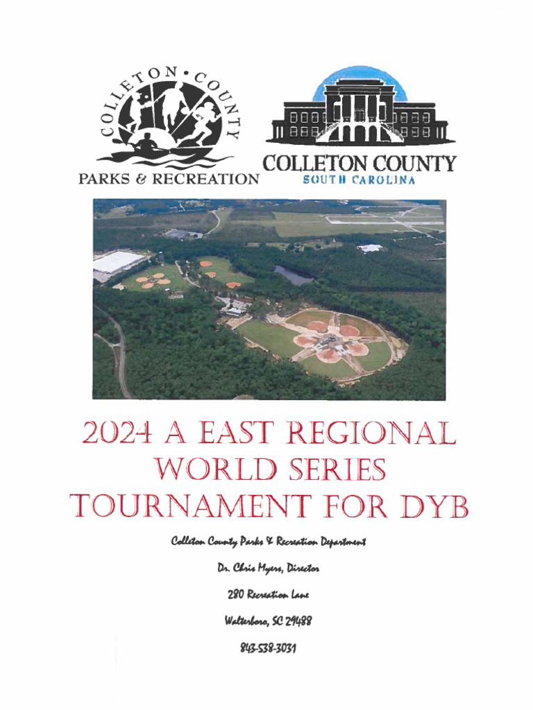 2024 East Regional World Series Colleton County - 240505 | PDF