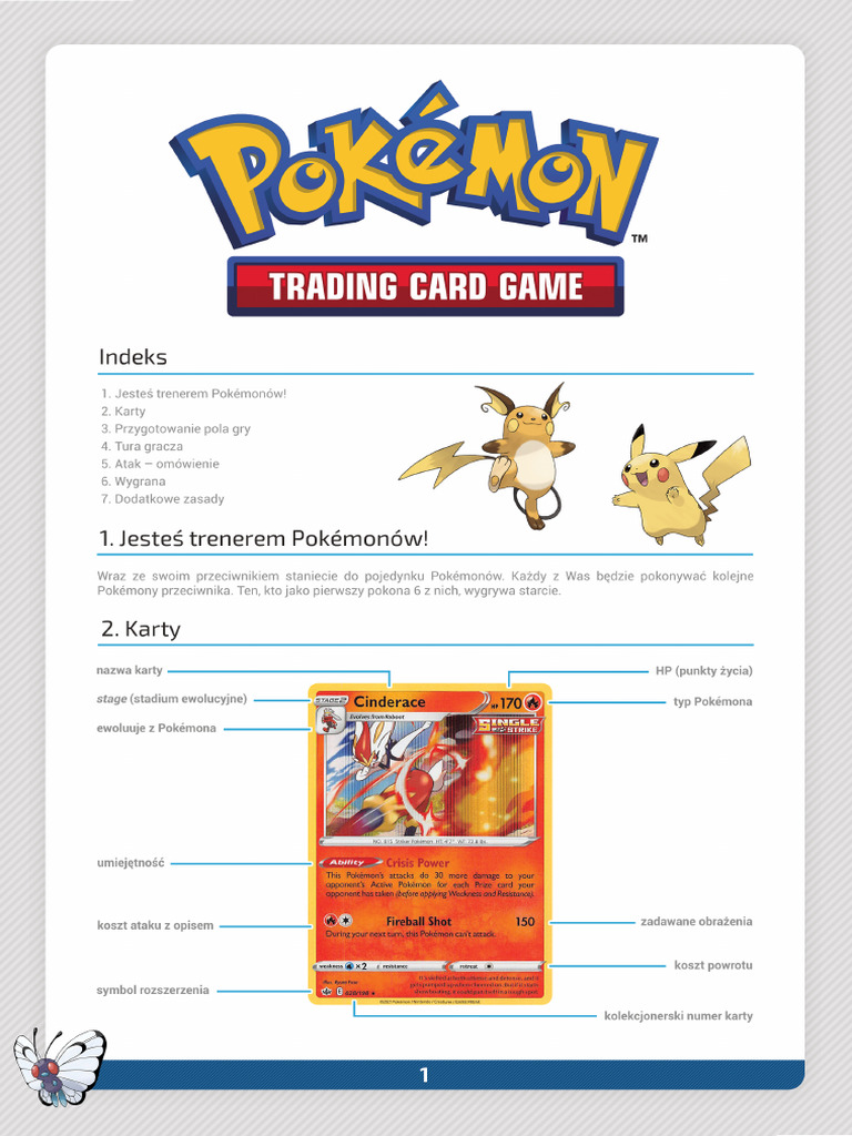 Pokemon TCG Instrukcja PL | PDF