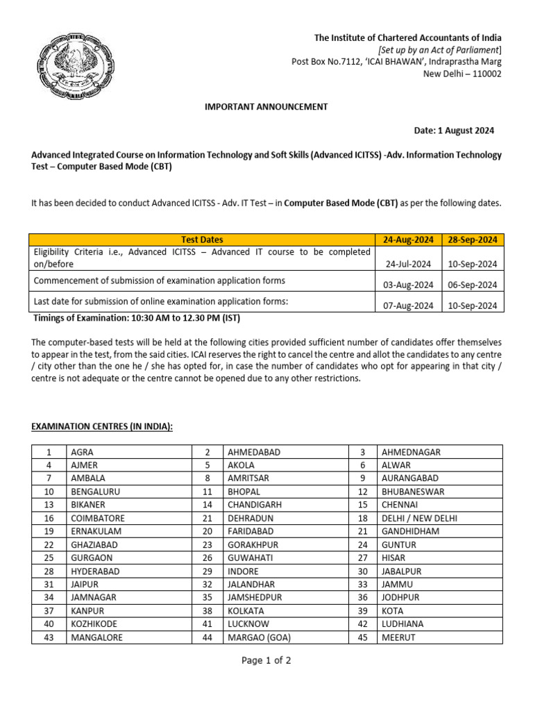 Adv Itt Exam | PDF | Accounting