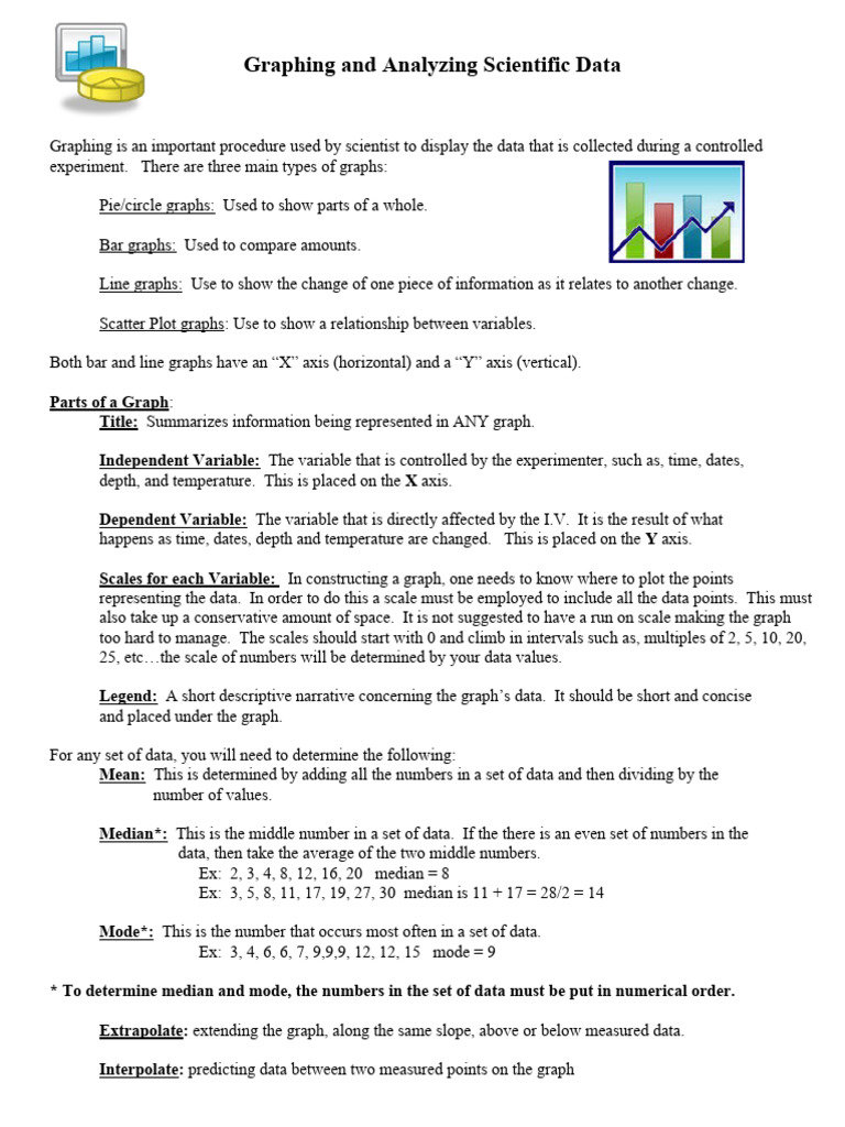 Graphing Data - ID Variables | PDF | Median | Scatter Plot