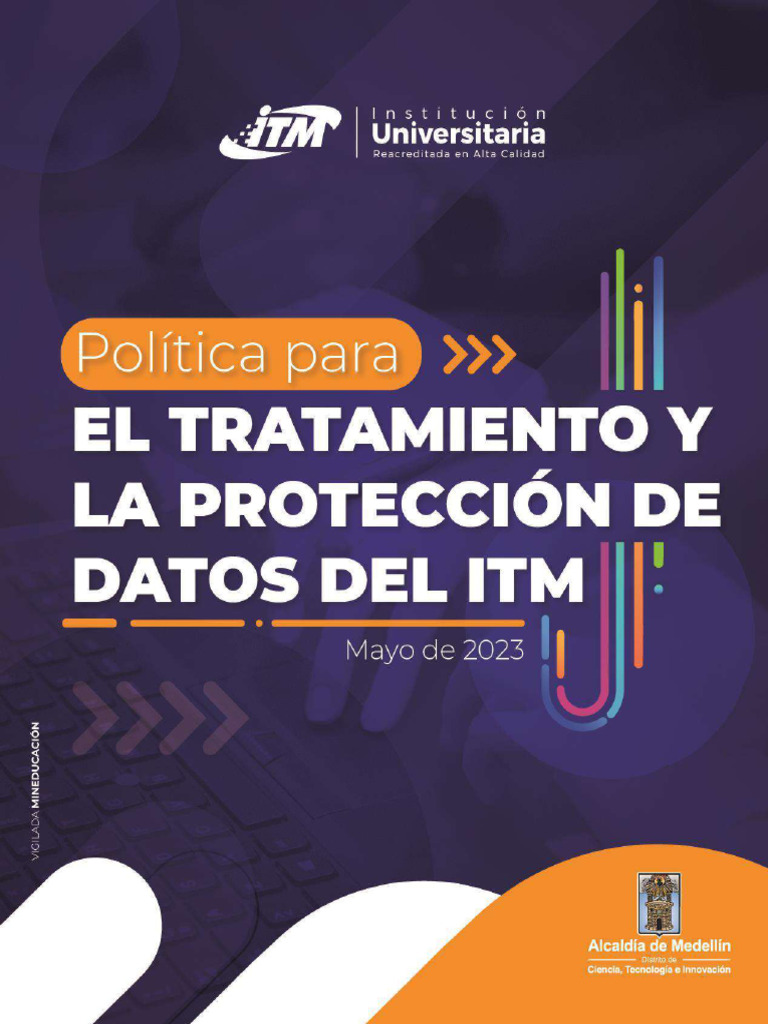 Política para El Tratamiento y La Protección de Datos Del ITM | PDF