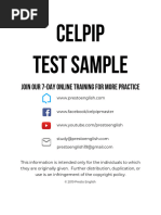 Celpip Speaking Practice Questions | PDF | Sports | Experience