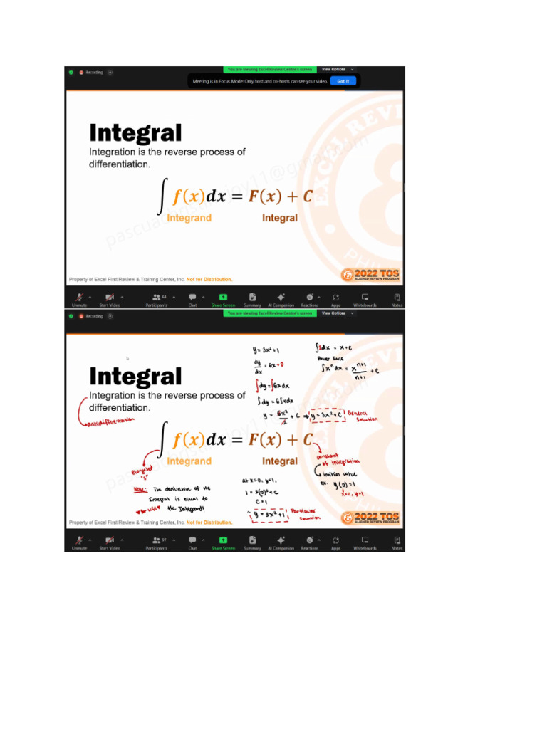 12 MATH Integral-Calculus | PDF