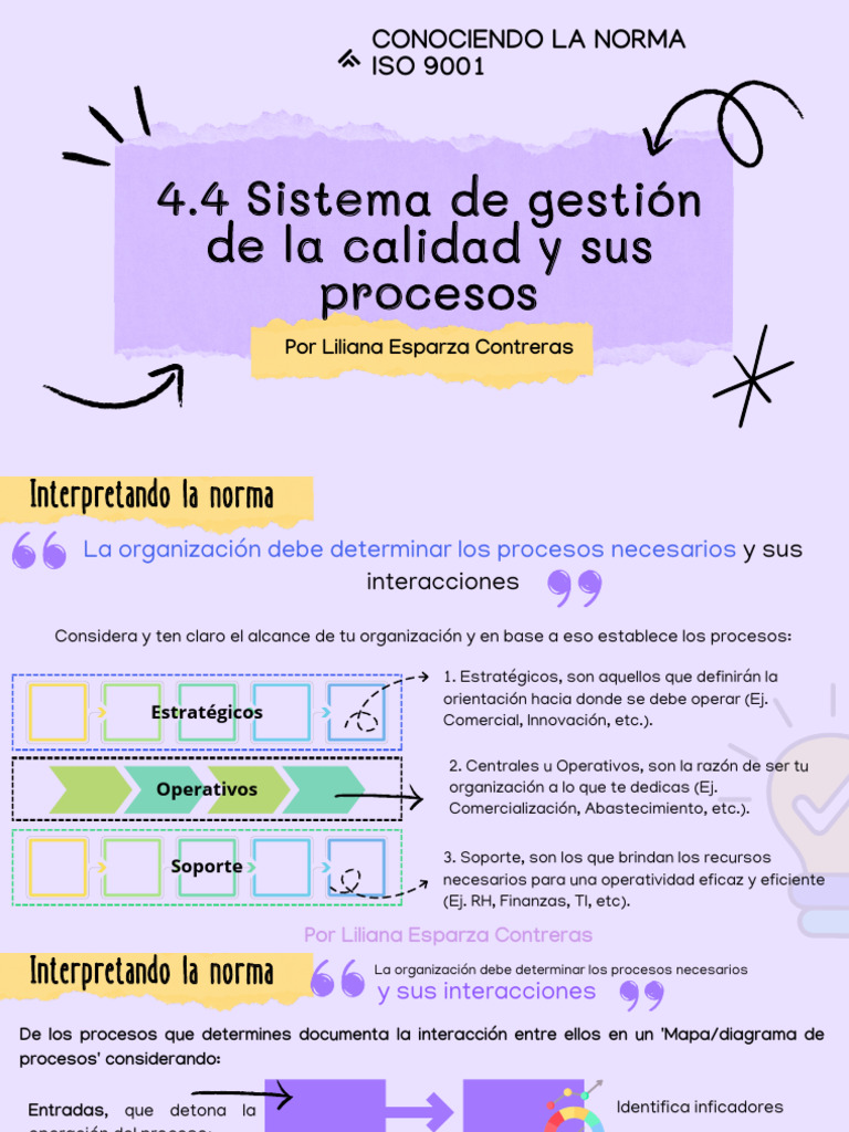4.4 Sistemas de Gestion de La Calidad y Sus Procesos | PDF | Sistema de manejo de calidad | Business