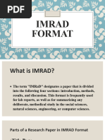 IMRaD Format | PDF