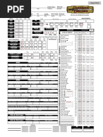 Ficha D&D 3 (Ficha Monge) | PDF