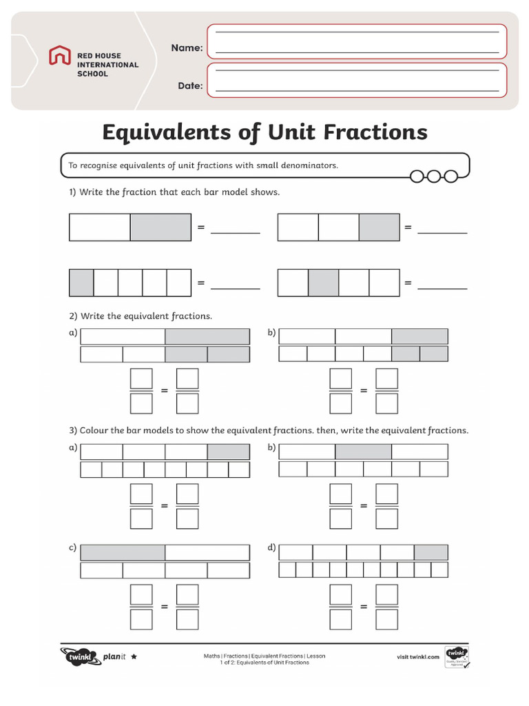 Find The Equivalent Fractions | PDF
