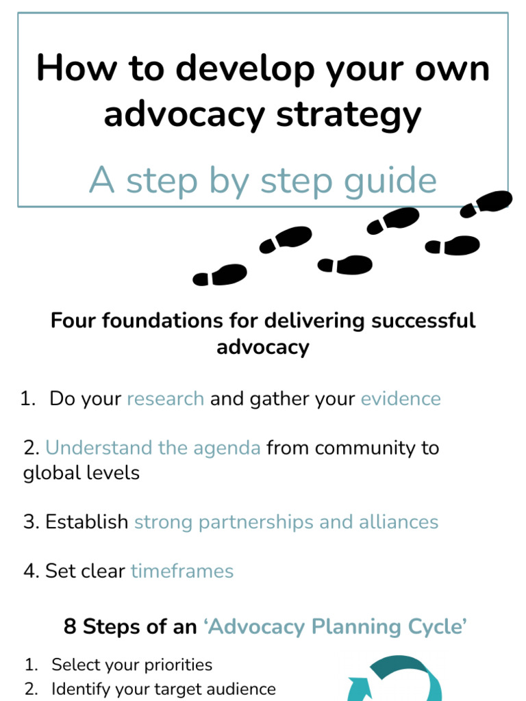 8 Steps to Effective Advocacy Strategy | PDF | Risk Management | Risk
