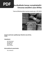 Xhosa Idioms and Vocabulary Guide | PDF