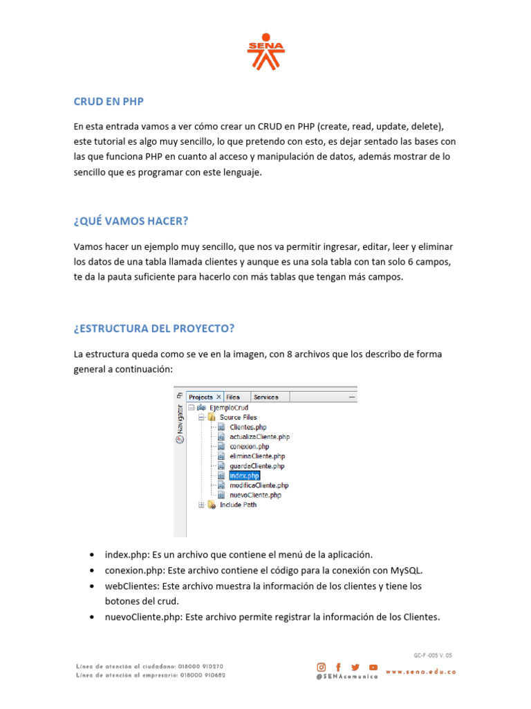3.3.1. Poo Crud en PHP | PDF | Redes | Internet y web