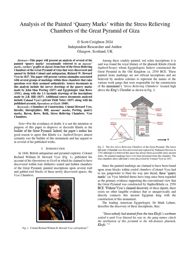 Analysis of The Painted 'Quarry Marks' Within The Stress Relieving ...