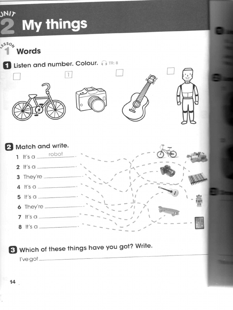 Work Book Look 2 Unit 2 | PDF