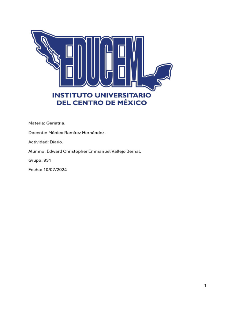 Reporte Geri | PDF | Estilo de vida