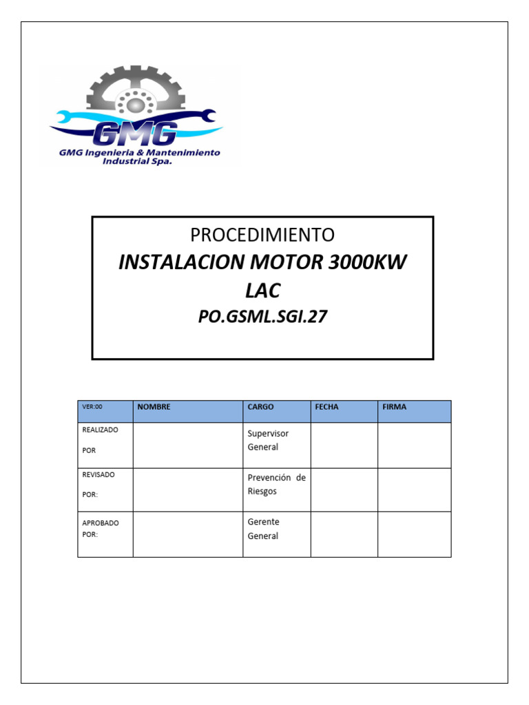PO - gsml.SGI.25 Procedimiento Lac Vcambio de Logo A GMG | PDF | Tecnología