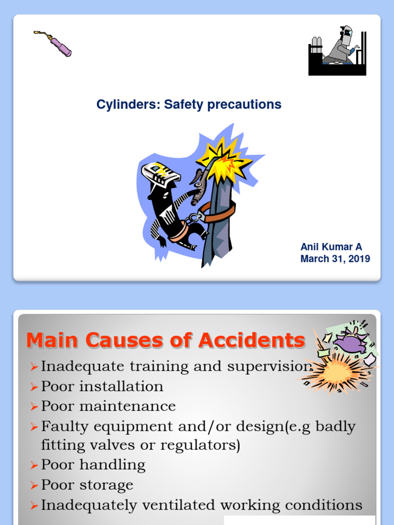 Gas Cylinder Safety Precautions Guide | PDF | Combustion | Atmosphere ...
