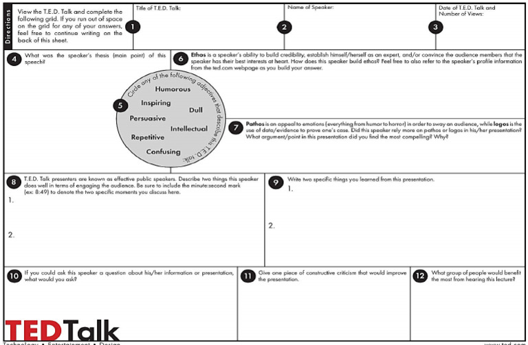 TED Talk Analysis | PDF