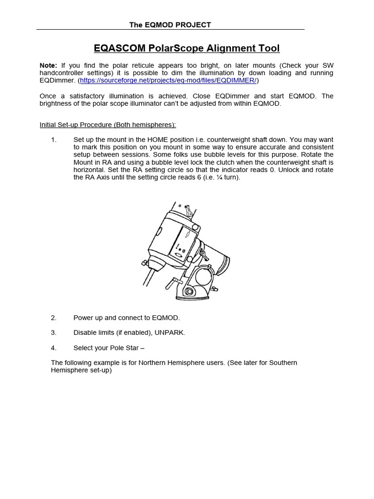 Polar Scope Alignment | PDF
