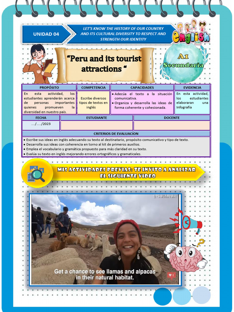 3°4°act 05-Ingles-U4 | PDF | Lingüística | Comunicación humana