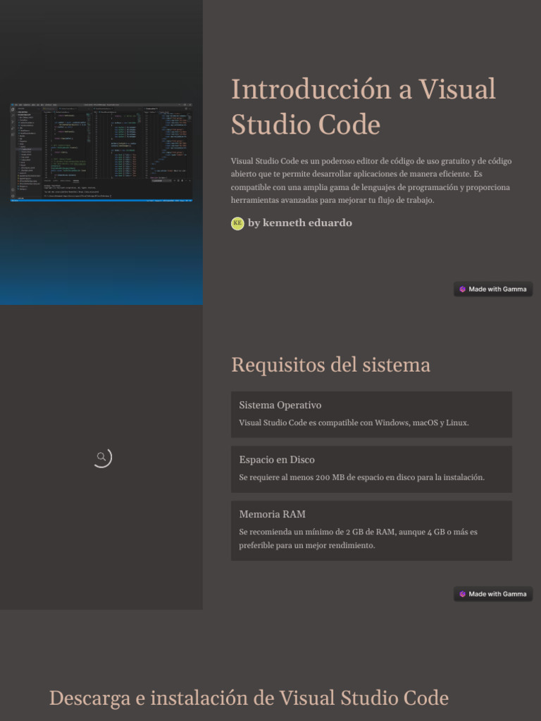 Introduccion A Visual Studio Code | PDF | Interfaces gráficas de usuario | Mac OS