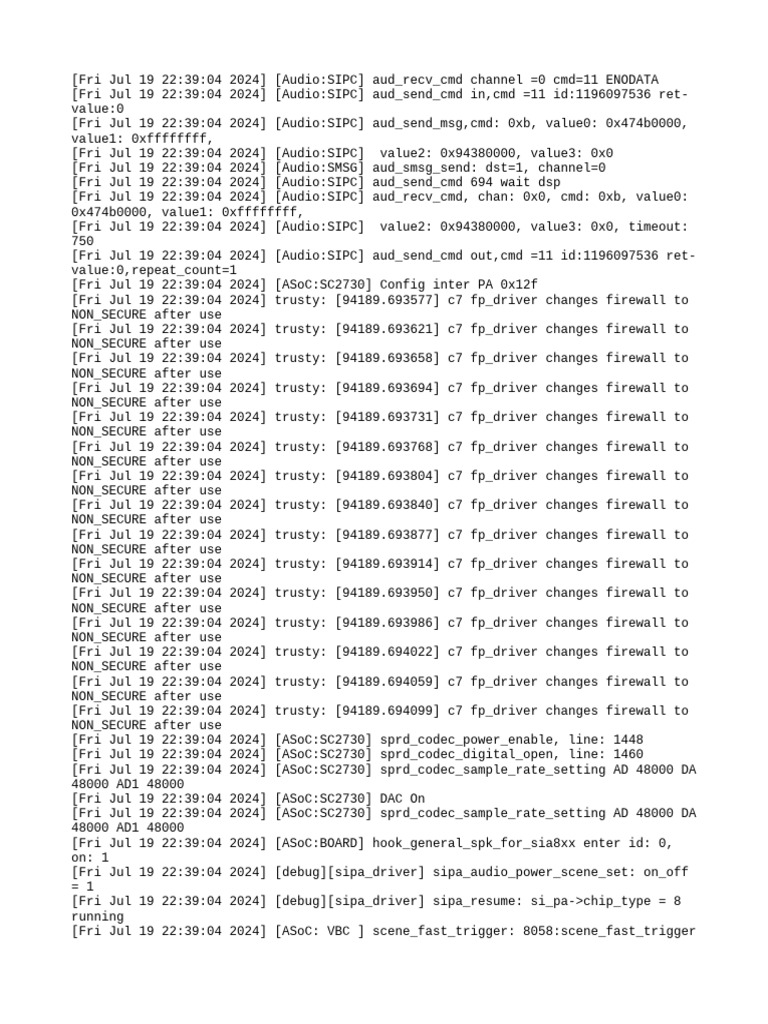 Standby Kernel Log 2024 0719 233918 | PDF | Computer Engineering ...