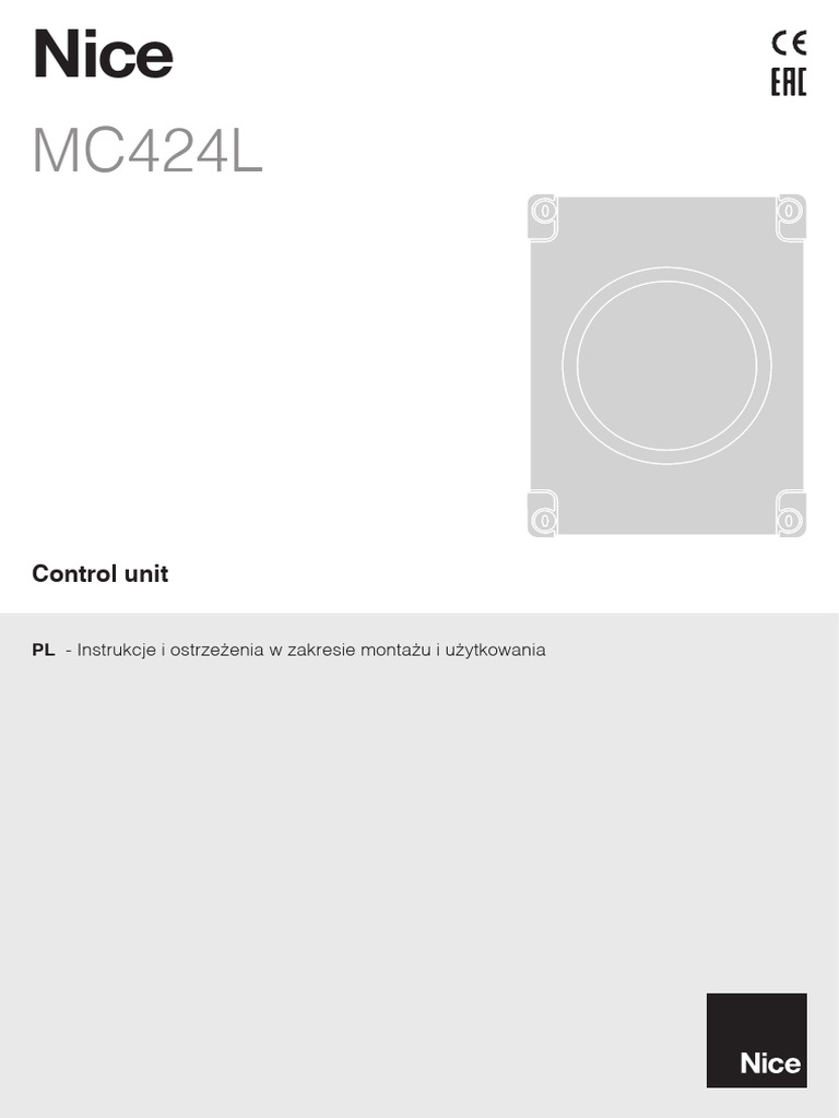 MC424LR10 Instrukcja Programowania | PDF