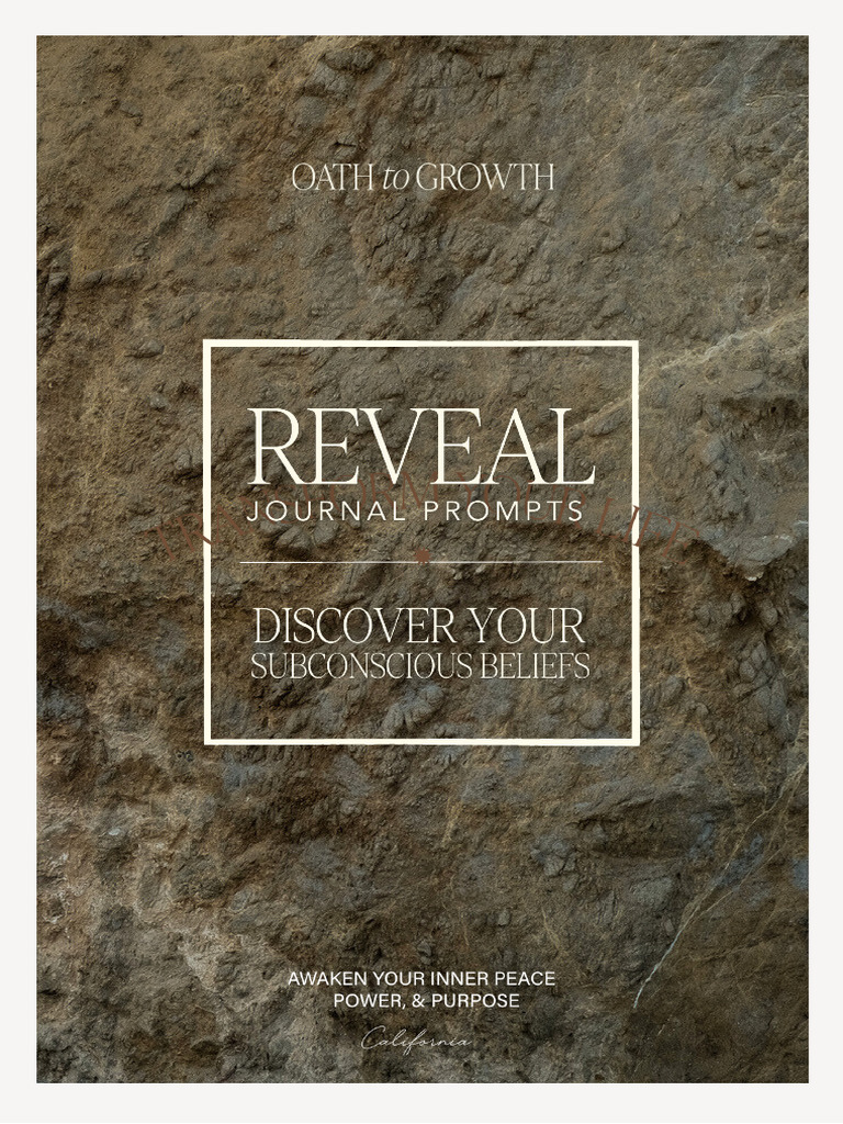 REVEAL+Free+Journal+Prompts +Discover+&+Rewire+Subconscious+Beliefs ...