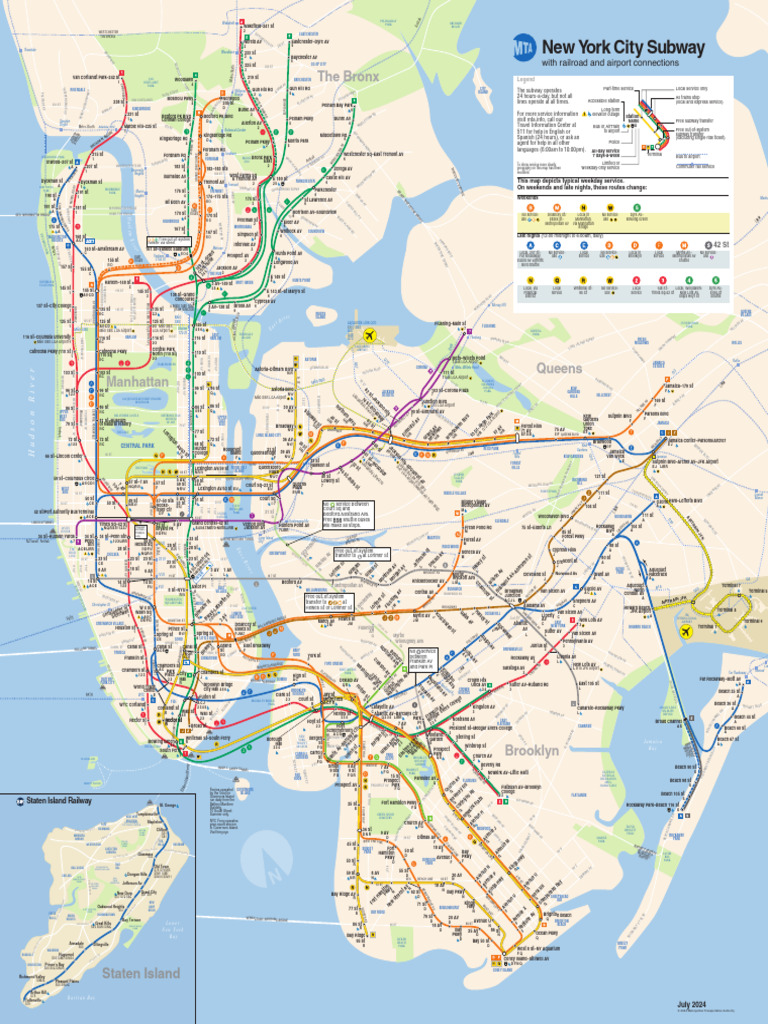 Subway Map | PDF | Rapid Transit | Rail Transport