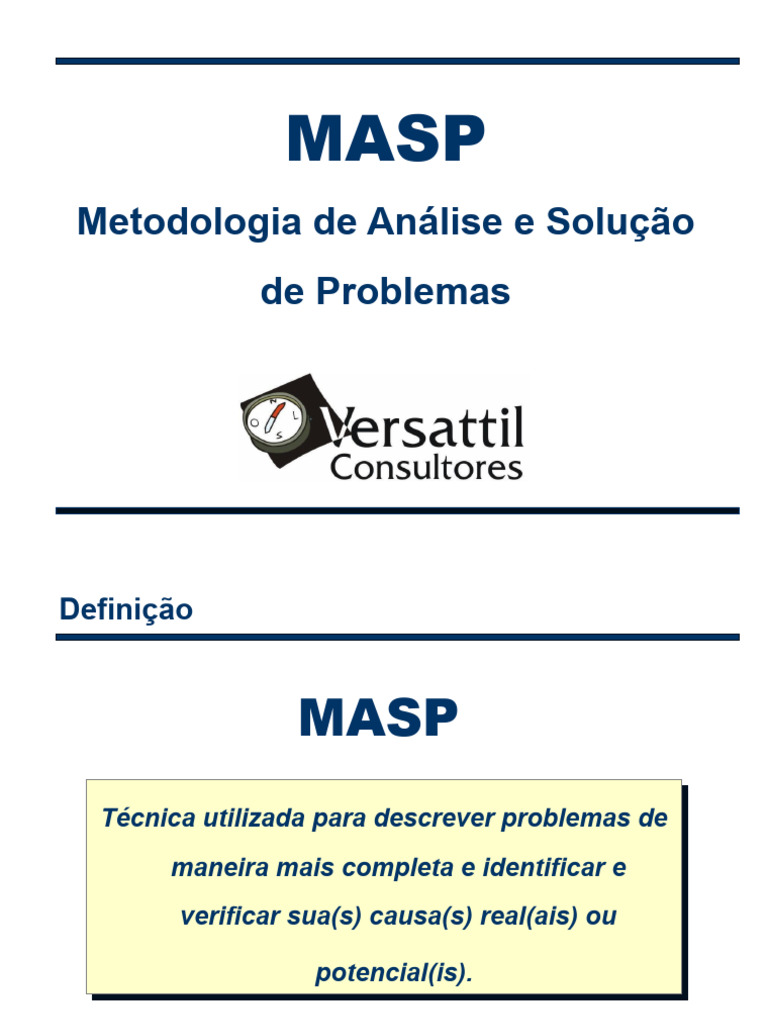 MASP Atualizado | PDF | Padronização | ISO 9000