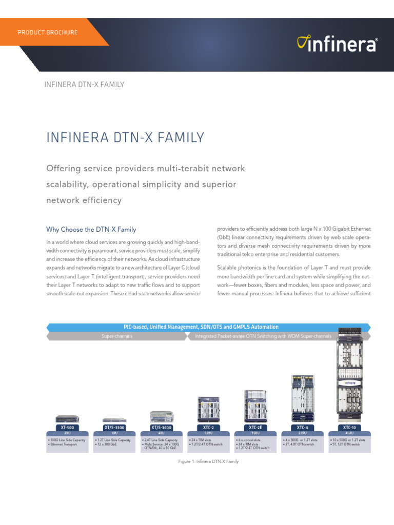 Infinera BR DTN X Family | PDF | Computer Network | Quality Of Service