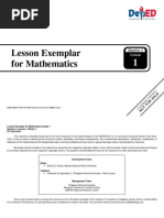 LE - Q3 - Math 7 - Lesson 1 - Week 1 | PDF | Sampling (Statistics ...