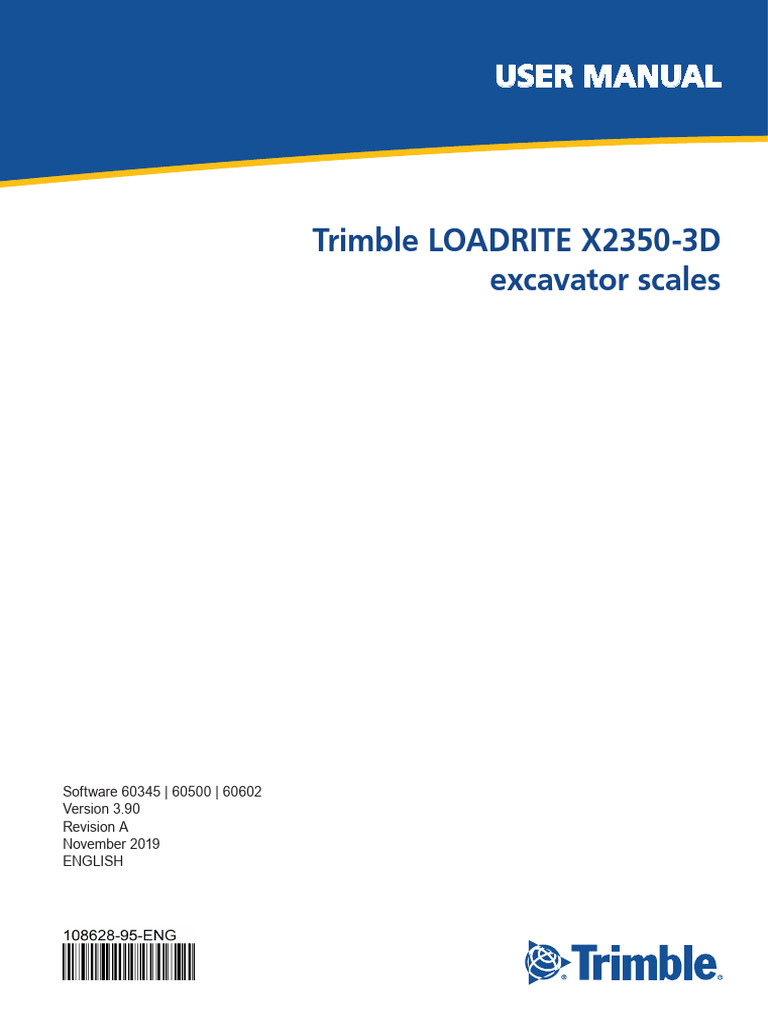 Loadrite - X2350-3D-User-Manual | PDF | Weighing Scale | Trigger (Firearms)