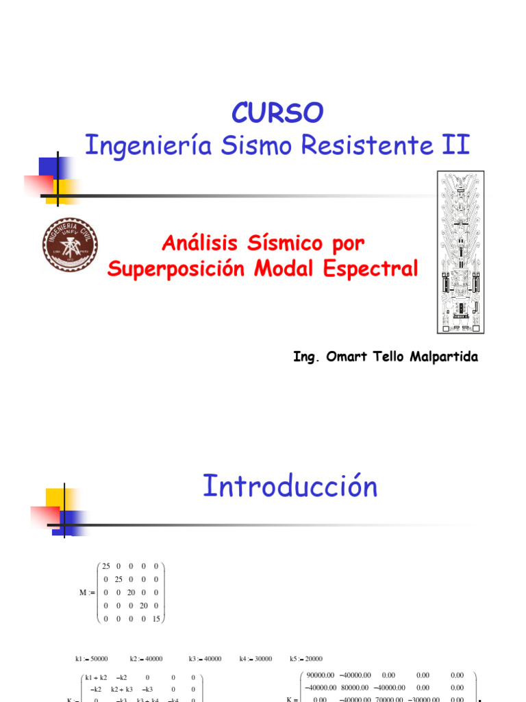 Modal Espectral Ejemplo | PDF