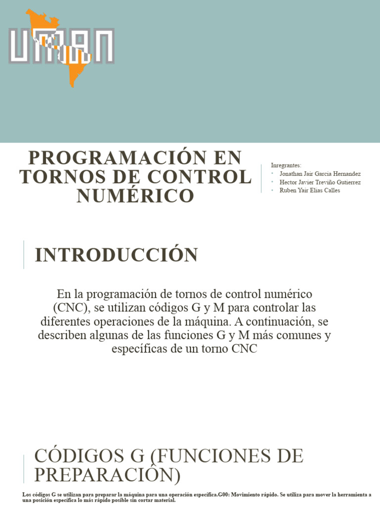 Programación en Tornos de Control Numérico | PDF | Control numerico | Velocidad
