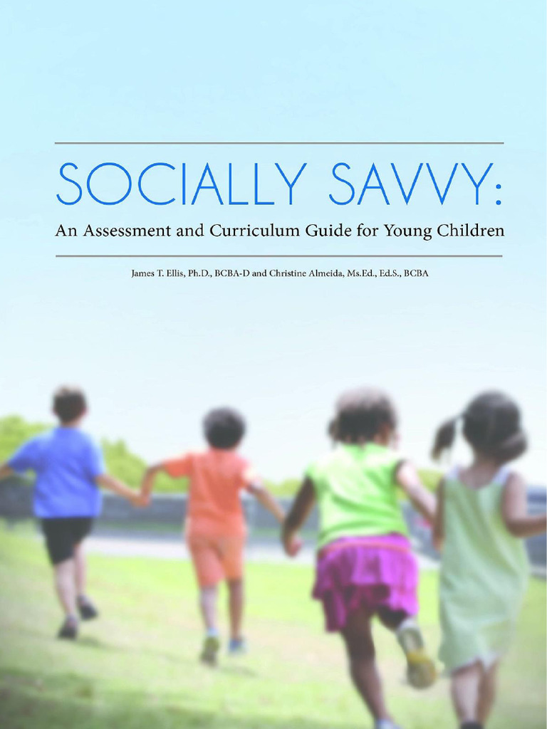 Manual Socially Savyy - Canuto Psicoogia | PDF | Brinquedos | Aprendizado