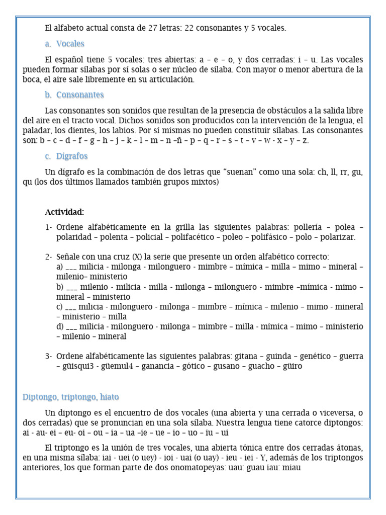 Material Práctica Ortografía Acentuación Puntuación | PDF | Coma | Sílaba
