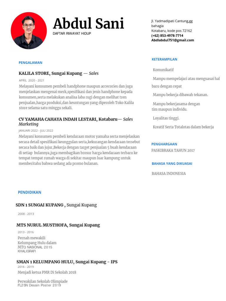 Bagi MY CV | PDF
